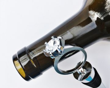 Diamond Ring Wine Stopper | Group Therapy Wine